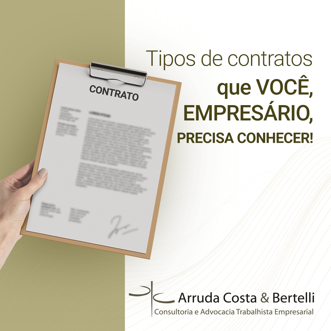 Tipos de contratos que você, empresário, precisa conhecer - Arruda ...